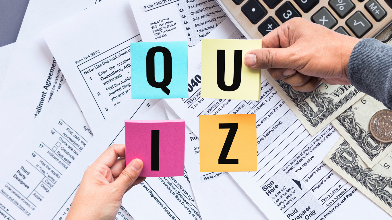 Are You In Debt to the IRS? TAKE THE QUIZ